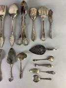 Group of Silverplate Serving Utensils and More - Matthew Bullock ...