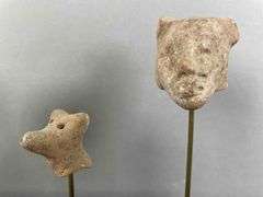 Display of Latin American Pottery Effigy Masks - Matthew Bullock ...