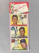 1955 Topps Baseball Christmas Rack Pack - Matthew Bullock Auctioneers