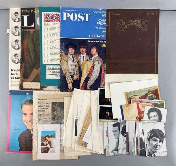 Group of Vintage Music Ephemera - Matthew Bullock Auctioneers