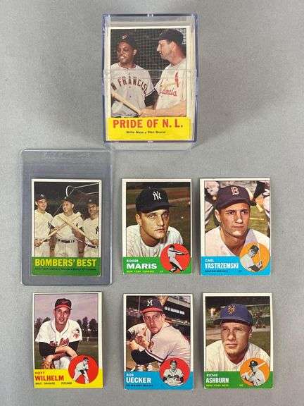 1963 Topps Baseball Complete 2nd Series 89 - 196 - Matthew Bullock ...