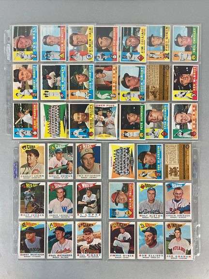 81 - 1960 Topps Baseball Series 3 Set Break - Matthew Bullock Auctioneers