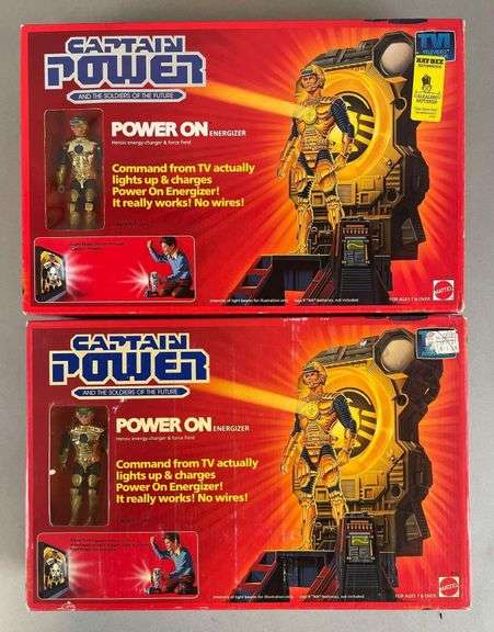 Group of 2 1987 Mattel Captain Power Energizers - Matthew Bullock ...