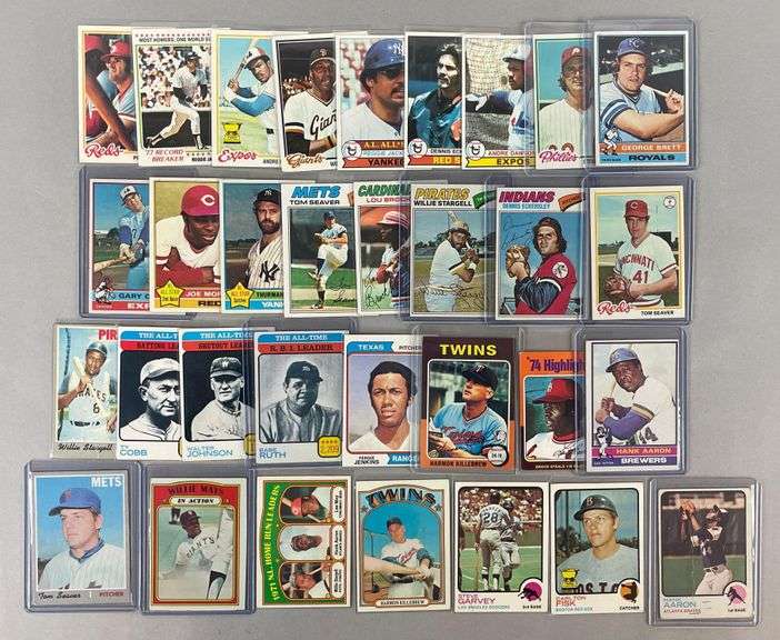 32 - 1970s Topps Baseball HOFs and Stars Cards - Matthew Bullock ...