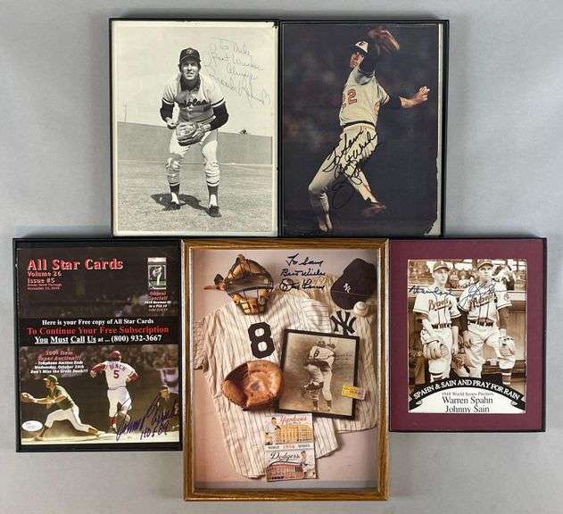 Johnny Bench, Warren Spahn, Brook Robinson Signed Photos and More ...