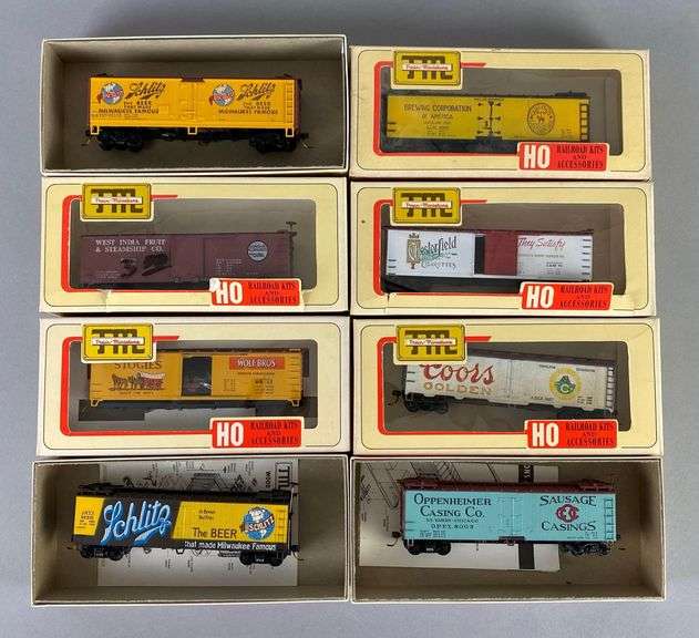 Group of 8 Train-Miniature HO Scale Train Cars - Matthew Bullock ...