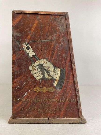 Antique Utica Tool Chest Hardware Store Display Cabinet with Drawers ...