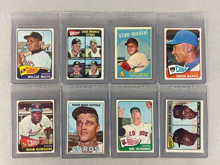 8 - 1959 - 67 Topps Baseball HOFs and Rookies - Matthew Bullock Auctioneers
