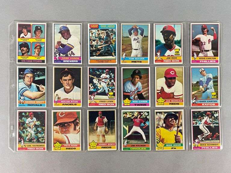 20 - 1976 Topps Baseball Hofs, Stars, and Rookies - Matthew Bullock ...