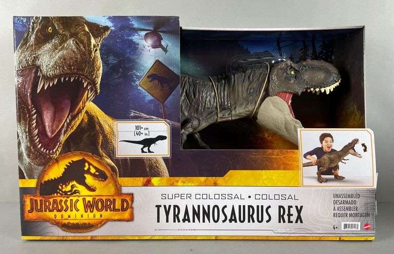 Mattel Jurassic World Dominion Super Colossal T-Rex Action Figure ...