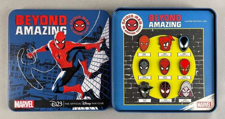 Limited Edition Disney Marvel Beyond Amazing Spider-Man Pin Set ...
