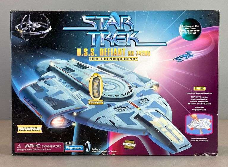 1997 Playmates Star Trek USS Defiant Prototype Destroyer - Matthew ...