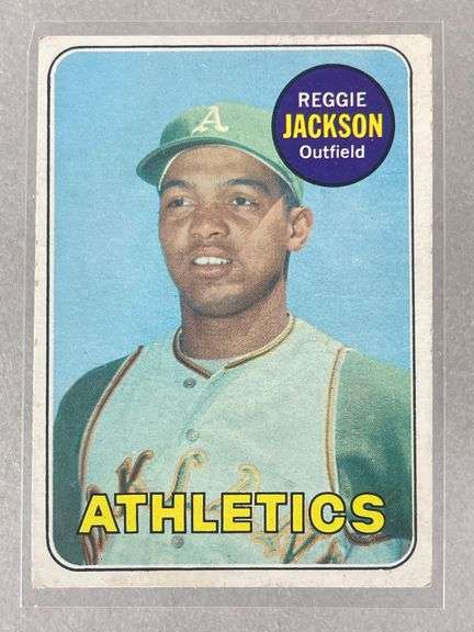 1969 Topps Reggie Jackson #260 Rookie - Matthew Bullock Auctioneers