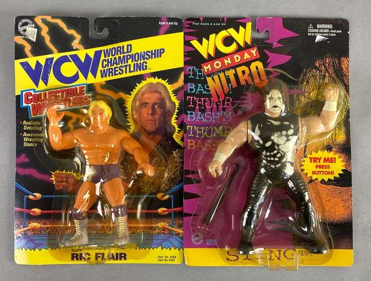 Group of 2 Toymakers WCW Action Figures - Matthew Bullock Auctioneers