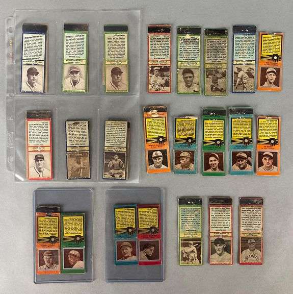 28 - 1930 Diamond Matchbook Baseball Players with Jerome Dizzy Dean ...
