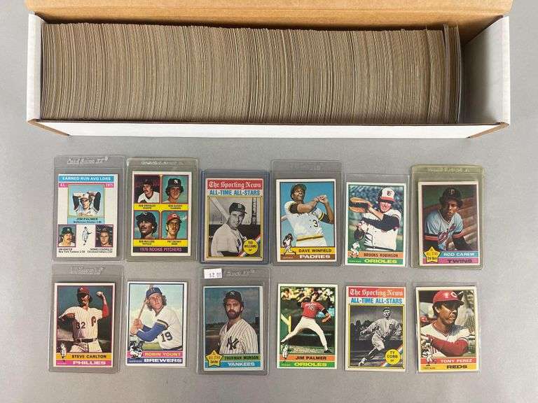 800+ 1976 Topps Baseball Cards with HOFs, Stars, and Rookies - Matthew ...