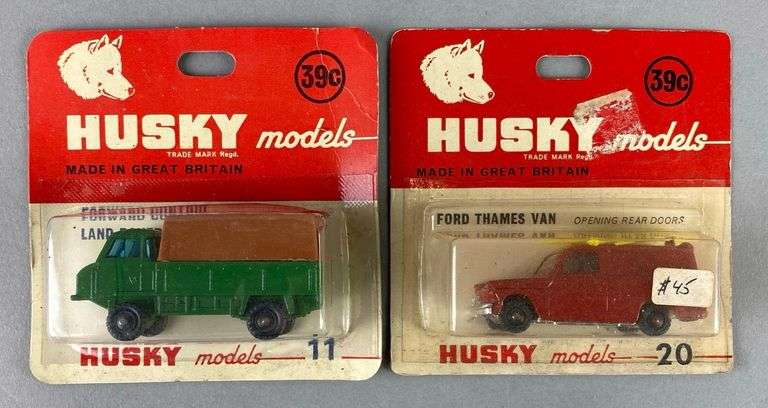 Group of 2 Husky Model Die-Cast Vehicles - Matthew Bullock Auctioneers