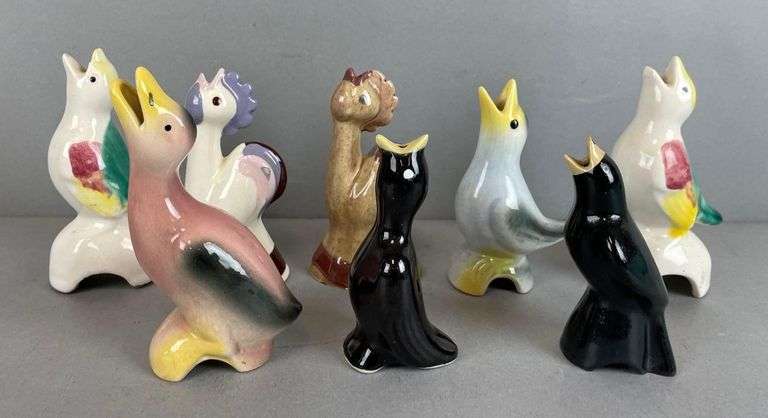 Group of Vintage Ceramic Pie Birds - Matthew Bullock Auctioneers