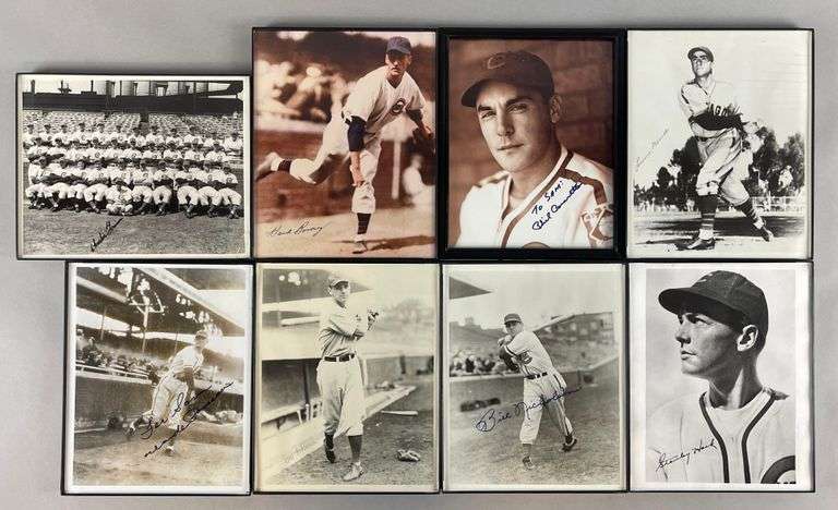 8 - 1945 Chicago Cubs Signed Photos with Team Photo - Matthew Bullock ...