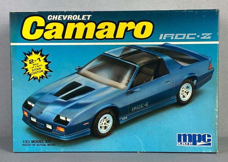 MPC Chevrolet Camaro IROC-Z Plastic Model Kit - Matthew Bullock Auctioneers