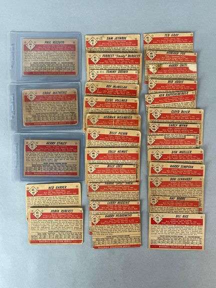 30 - 1953 Bowman Color Baseball Cards with HOFs - Matthew Bullock ...