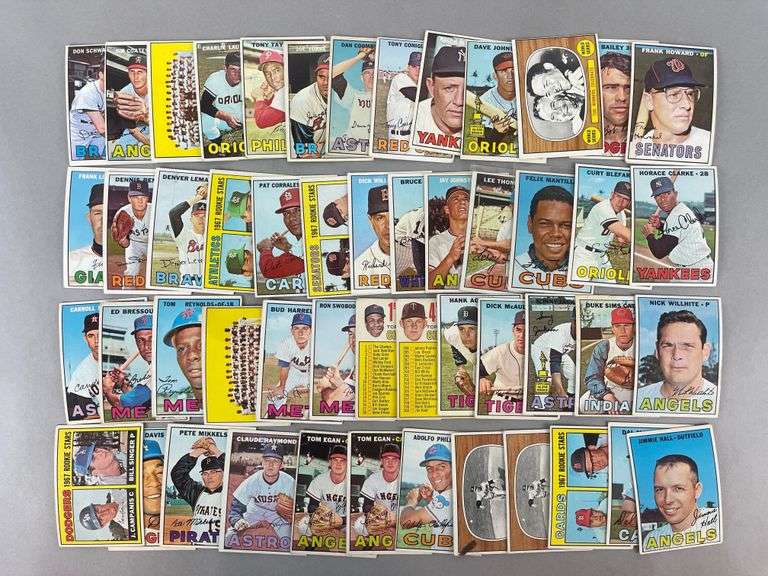 400+ 1967 Topps Baseball Cards with HOFs, Stars, and Rookies - Matthew ...
