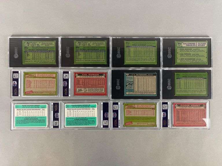 12 - 1980 - 86 Topps and Donruss Baseball HOFs, Stars, and Rookies ...