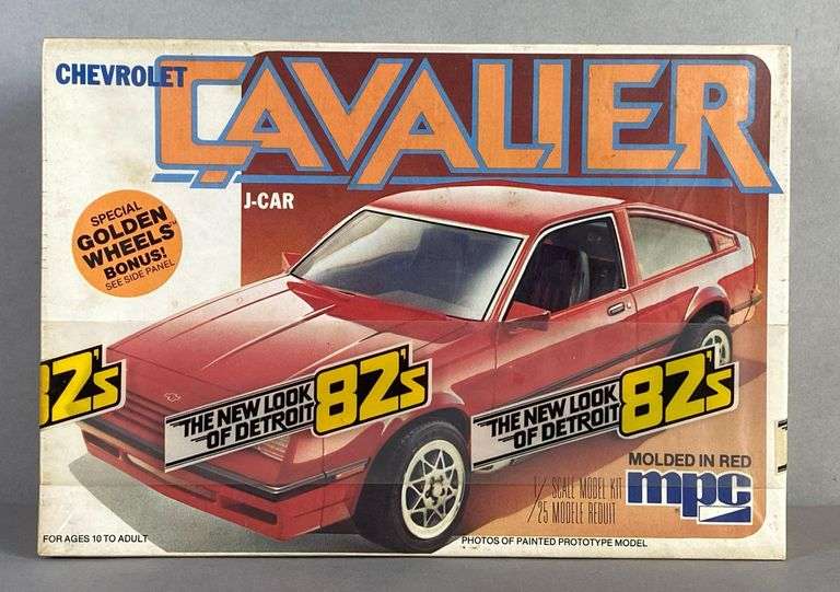 MPC Chevrolet Cavalier J-Car Plastic Model Kit - Matthew Bullock ...