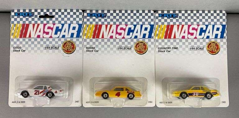 Group of 3 ERTL NASCAR Die-Cast Cars - Matthew Bullock Auctioneers