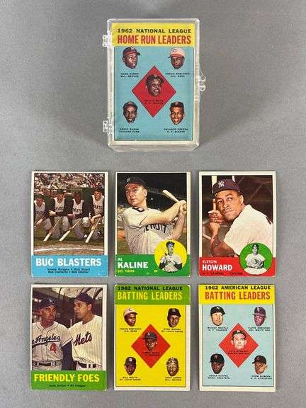 1963 Topps Baseball Complete 1st Series 1 - 88 - Matthew Bullock ...