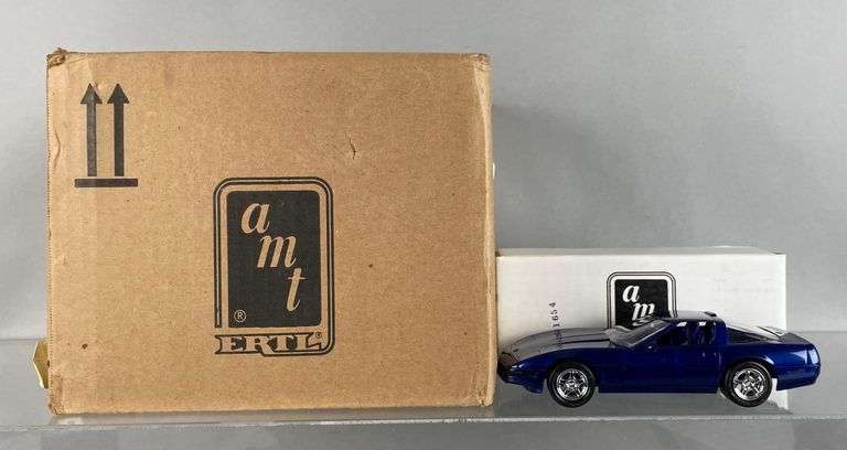 Shipping Box of 12 AMT Ertl 1994 Chevy Corvette ZR-1 Dealership Promo ...