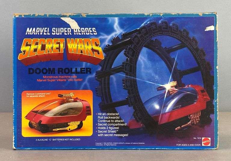 1984 Mattel Marvel Super Heroes Secret Wars Doom Roller - Matthew Bullock Auctioneers
