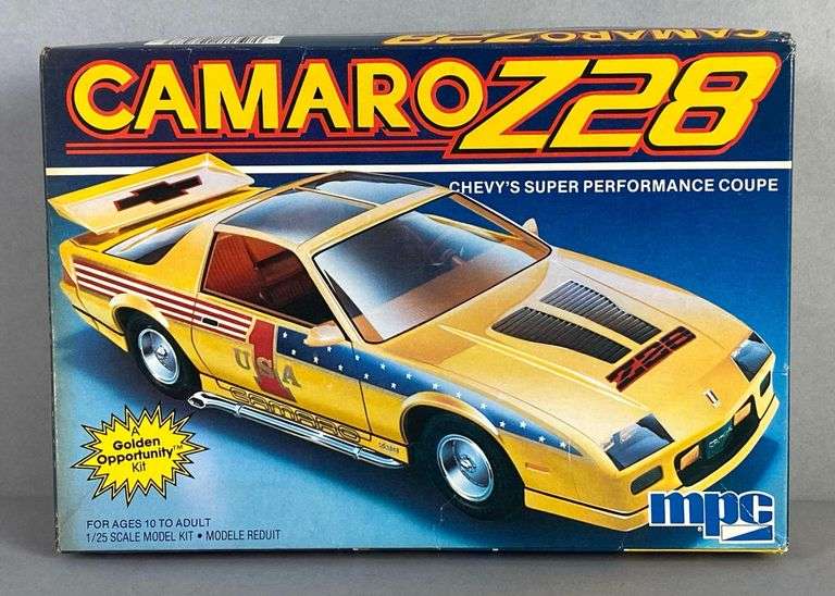 MPC Camaro Z28 Coupe Plastic Model Kit - Matthew Bullock Auctioneers
