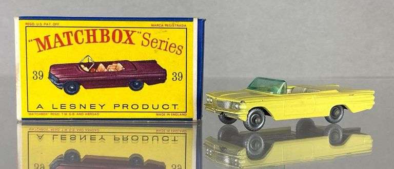 Matchbox No. 39 Pontiac Convertible - Matthew Bullock Auctioneers