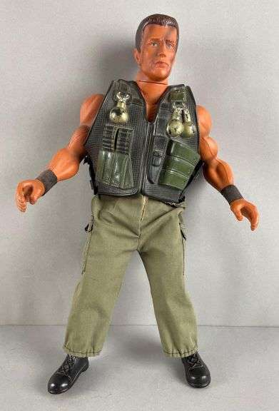 Vintage Commando John Matrix Action Figure - Matthew Bullock Auctioneers