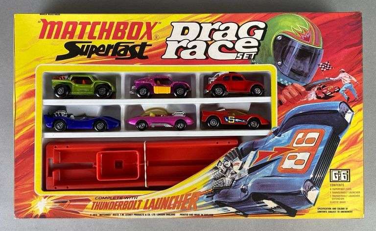 Matchbox Superfast No. G-6 Die-Cast Drag Race Set - Matthew Bullock ...