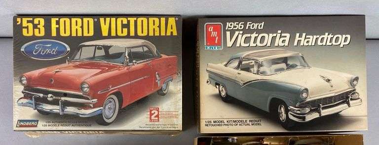 Group of 2 Ford Victoria Model Car Kits - Matthew Bullock Auctioneers