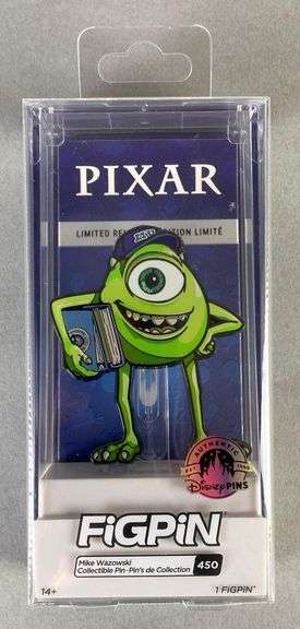 Disney Pixar Monsters University Mike Wazowski Collectors Figpin Pin ...