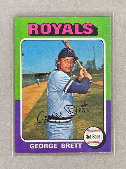 1975 Topps George Brett #228 Rookie - Matthew Bullock Auctioneers