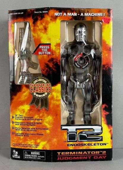 1997 Toy Island Terminator 2 Judgment Day Endoskeleton Figure - Matthew ...