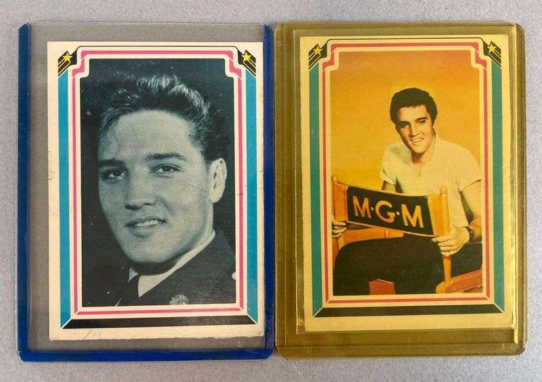 1978 Boxcar Enterprises Elvis Presley Trading Cards # 1, 2 - Matthew ...