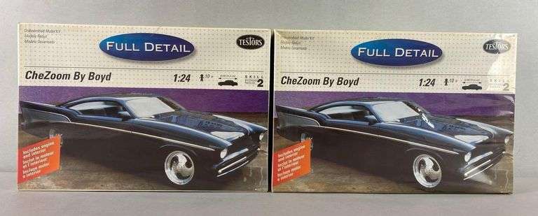 Group of 2 Testors CheZoom By Boyd Model Car Kits - Matthew Bullock ...