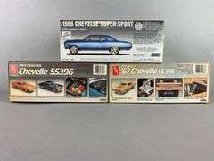 Group of 3 Chevrolet Chevelle Model Car Kits - Matthew Bullock Auctioneers