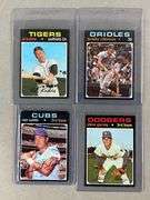 10 - 1971 Topps Baseball Cards with HOFs, and Rookies - Matthew Bullock ...