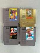 Group of 4 Vintage Nintendo Entertainment System Game Cartridges ...