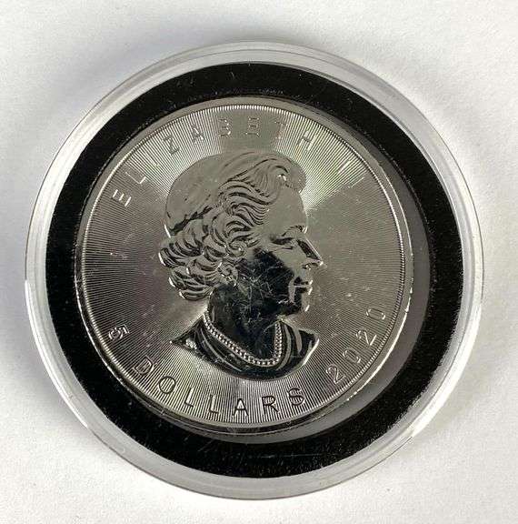 2020 Canadian Elizabeth II .999 Fine Silver 1 Oz $5 Coin - Matthew ...