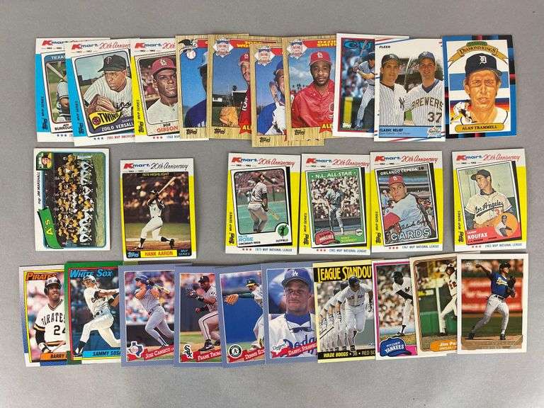 3400+ 1970s - 90 Baseball Cards with HOFs, Stars, and Rookies - Matthew ...