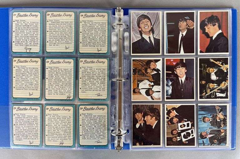 1964 Topps Beatles Diary Complete Set + Wrapper - Matthew Bullock ...