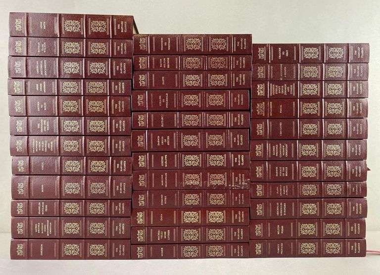 Group of 35 The Harvard Classic Books - Matthew Bullock Auctioneers