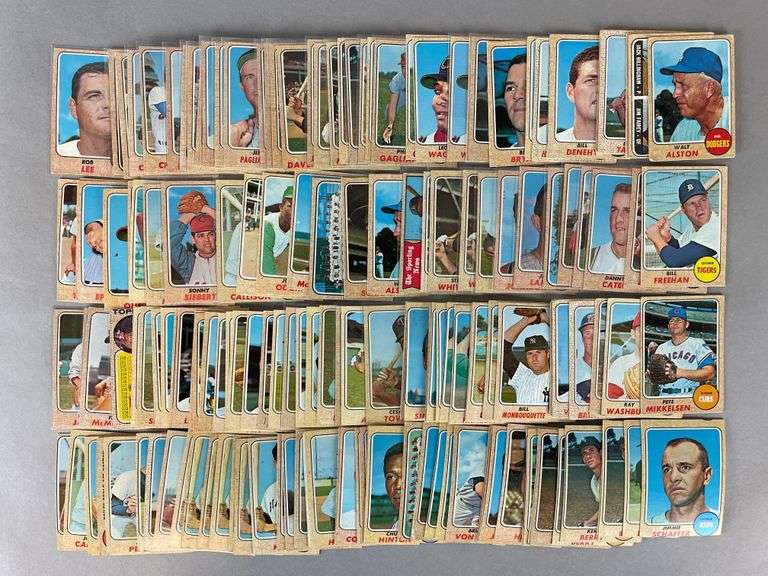 700+ 1968 Topps Baseball Cards with HOFs, Stars, and Rookies - Matthew ...